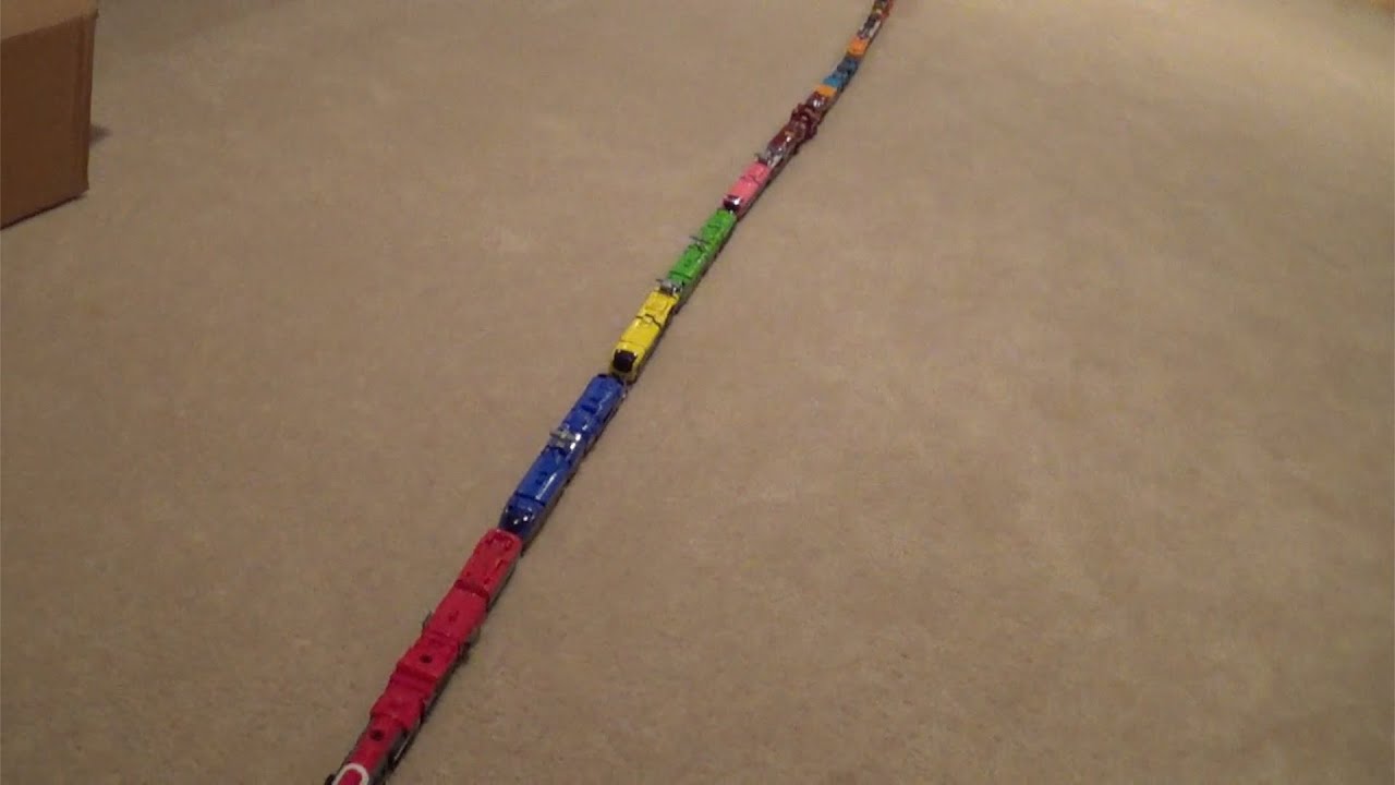 Super Long Train with All Ressha! [Ressha Sentai ToQger] - YouTube