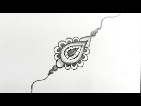 how to drow Rakhi drawing// raksha bandhan pencil drawing!! simple ...
