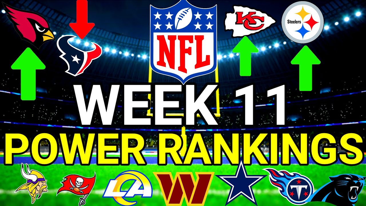 NFL WEEK 11 POWER RANKINGS - YouTube