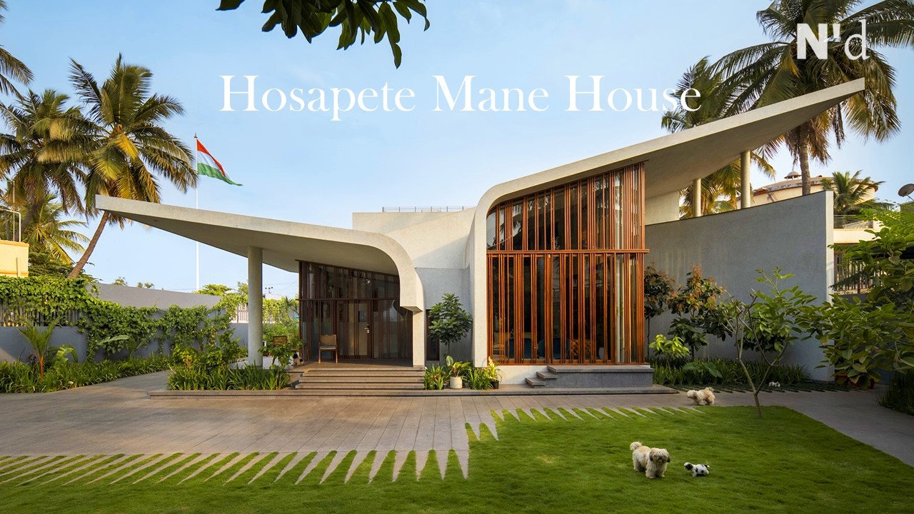 Flowing Between Gardens and Natural Light | Hosapete Mane House - YouTube