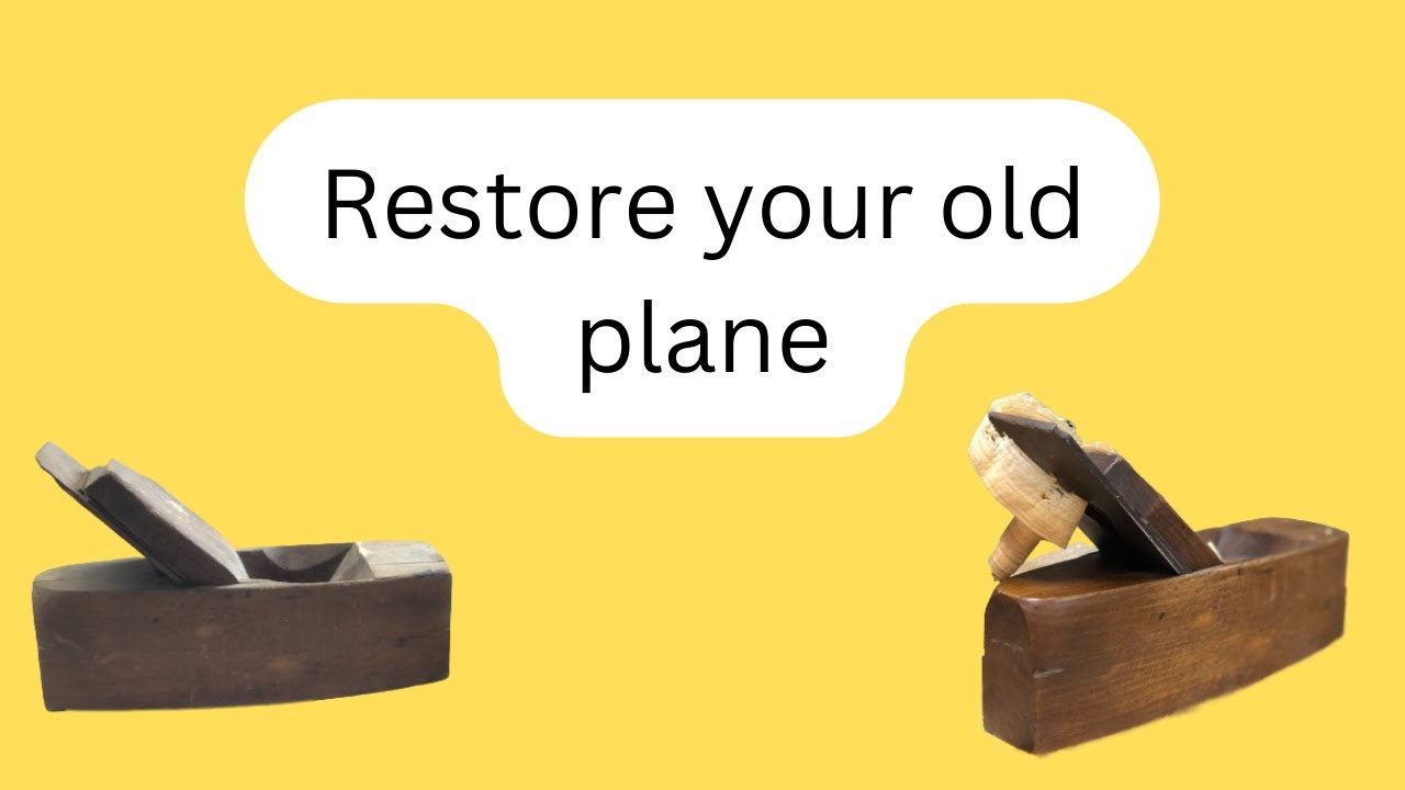 Restoring an old wooden plane - YouTube