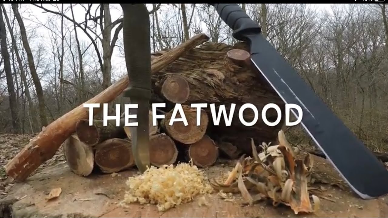 2 ways/methods to make Red Pine Fatwood sticks + pine trunk find - YouTube