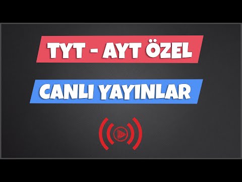 TYT - AYT Özel Canlı Yayınlar! YKS 2020
