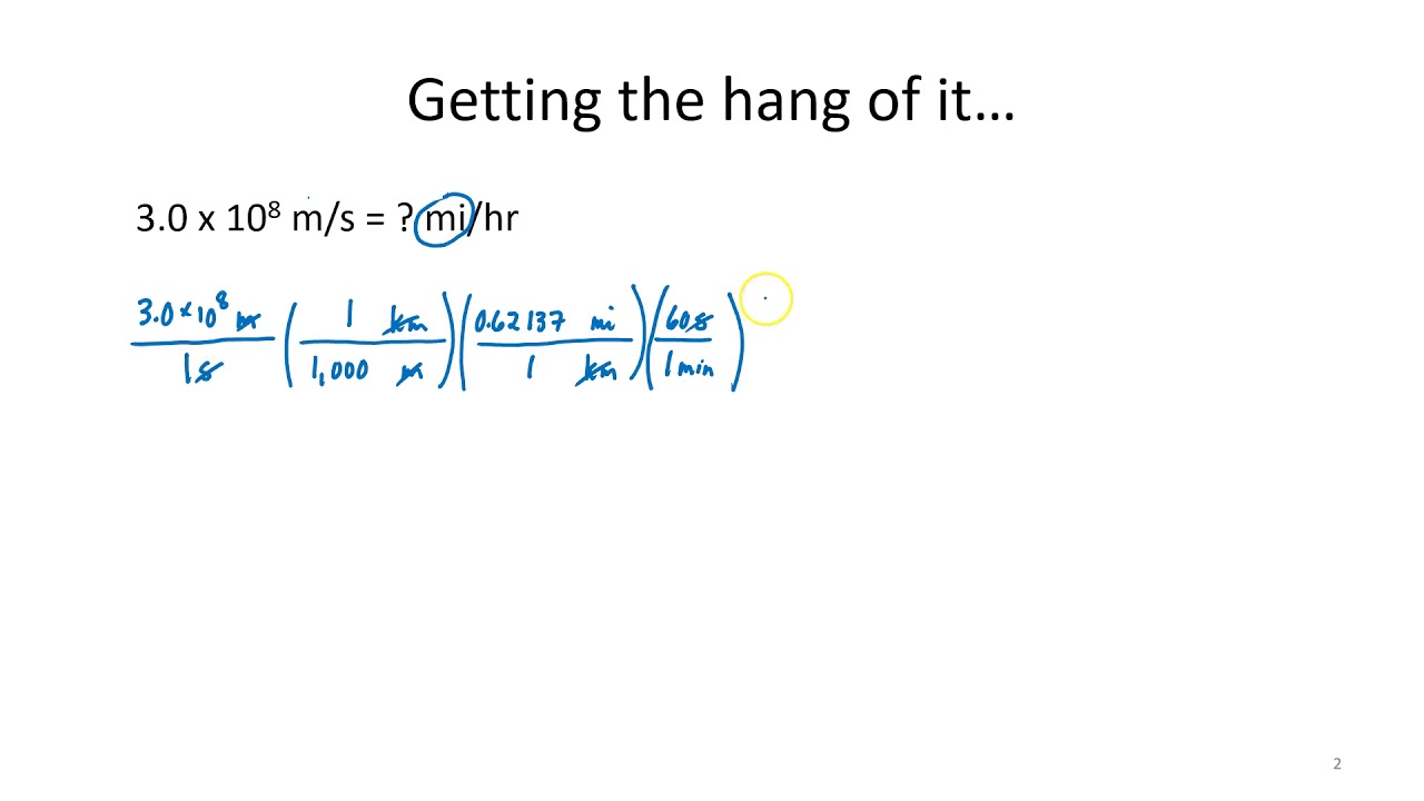 Ch1-6 Dimensional Analysis 2 - YouTube
