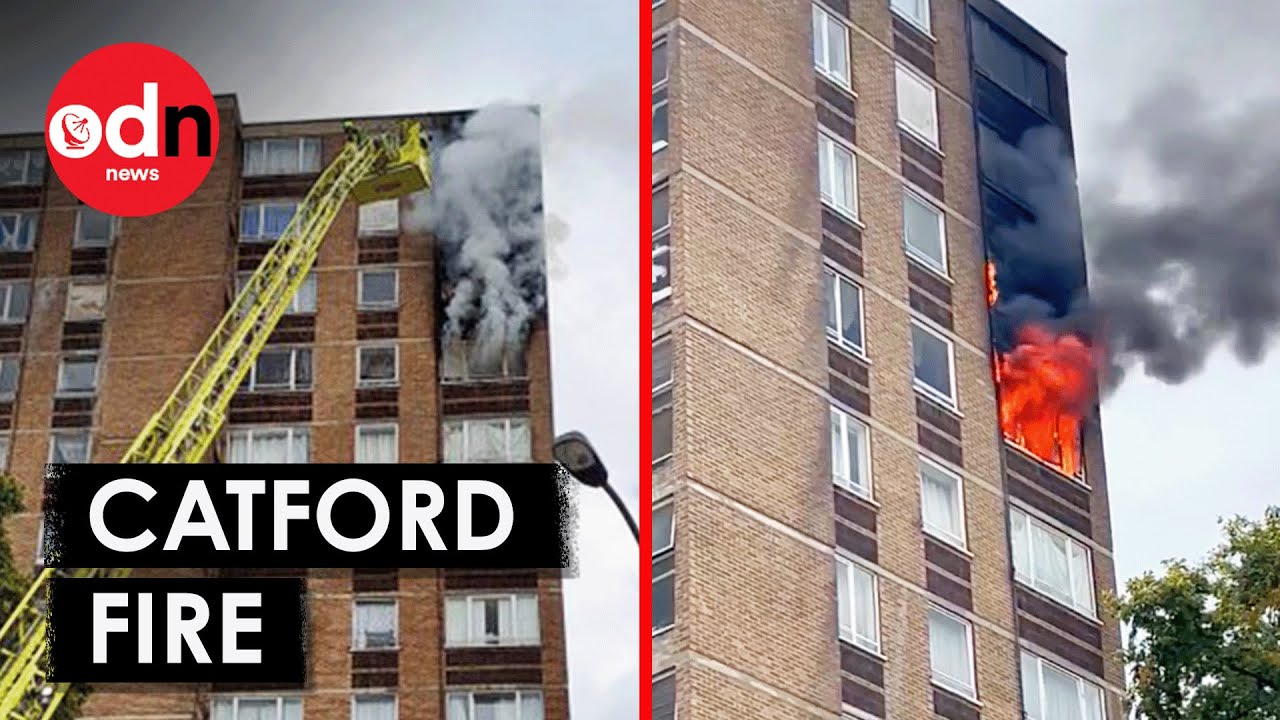 Catford Fire: 70 Firefighters Rush to High-rise Block Fire in London ...