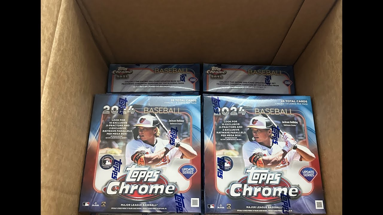2024 Topps Chrome Update MEGA Box (3) - YouTube