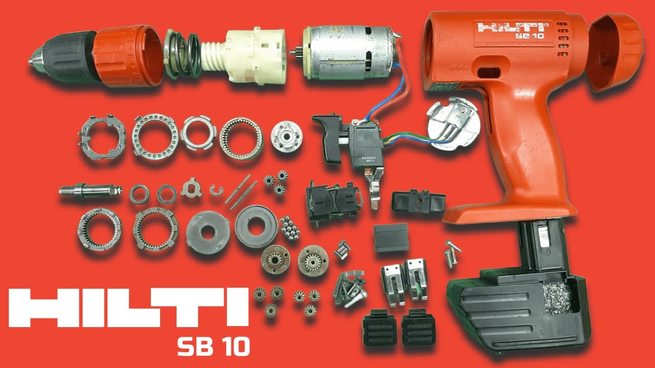 Reparación y Revisión completa de Taladro Atornillador HILTI SB 10 ...