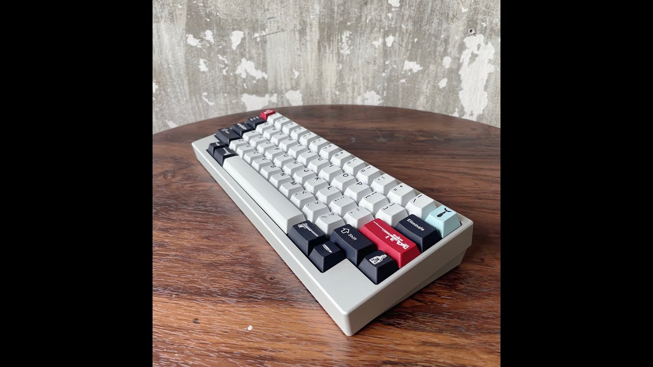 KMG B60 with Cherry Vintage Black - YouTube