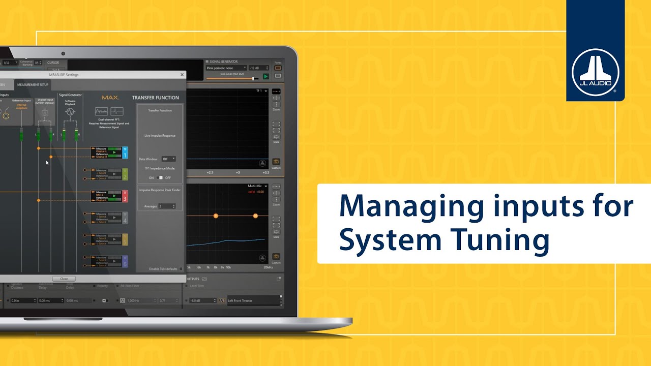 JL Audio Online Training | Managing Inputs for System Tuning - YouTube