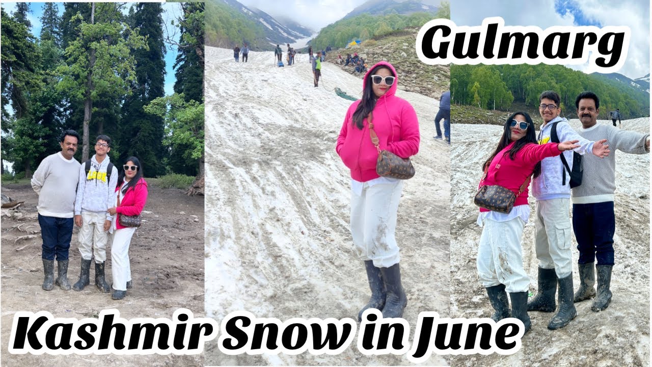 Kashmir Snow In June And July 2024☃️ ️|| Kashmir in June and July 2024 ...