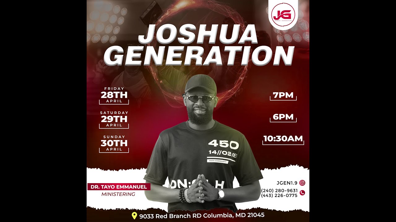 Joshua Generation | Day 2 | 04/29/2023 - YouTube