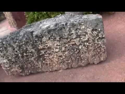 Moving a 3 Ton Rock around with one hand at Coral Castle, Florida - YouTube