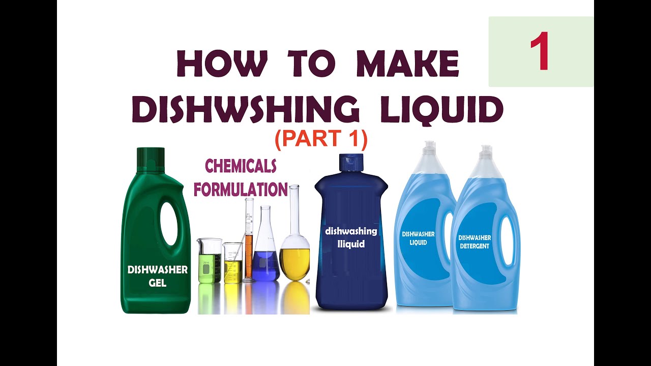 Dishwashing Liquid chemical Formula PART 1 - YouTube