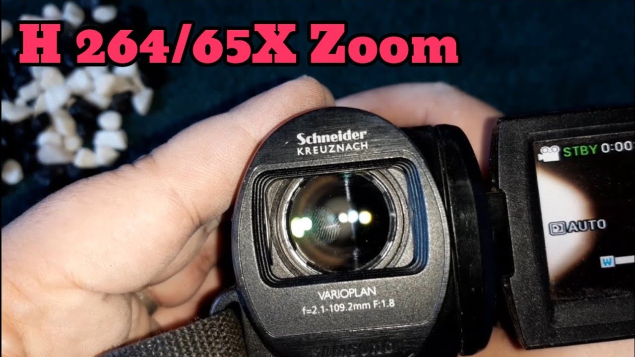 Camescope Samsung H264 ZOOM 65X , f=2.1-109, 2mm F:1.8 - YouTube