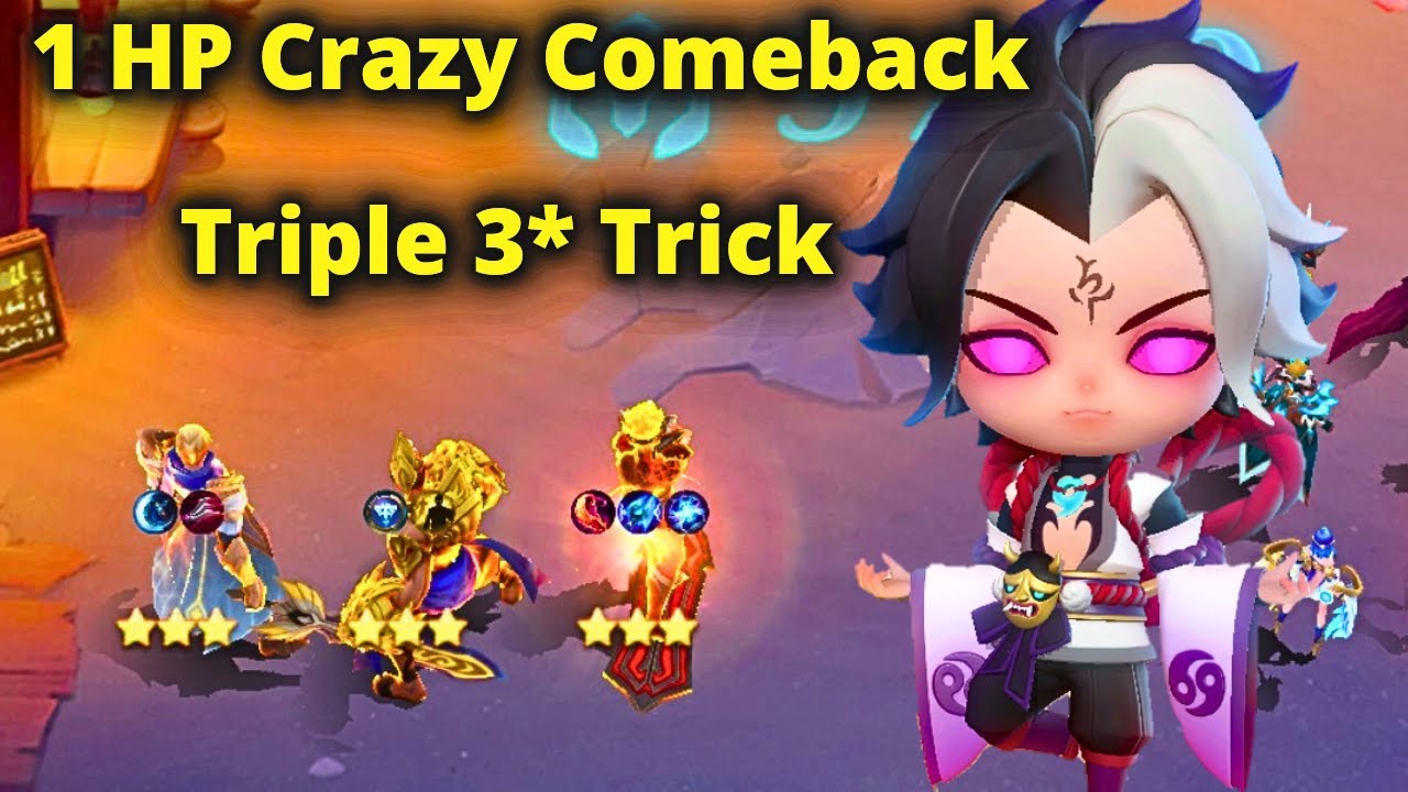 1 HP COMEBACK WITH VALE SKILL 2 TRIPLE 3* 5 GOLD CORE | MLBB MAGIC ...