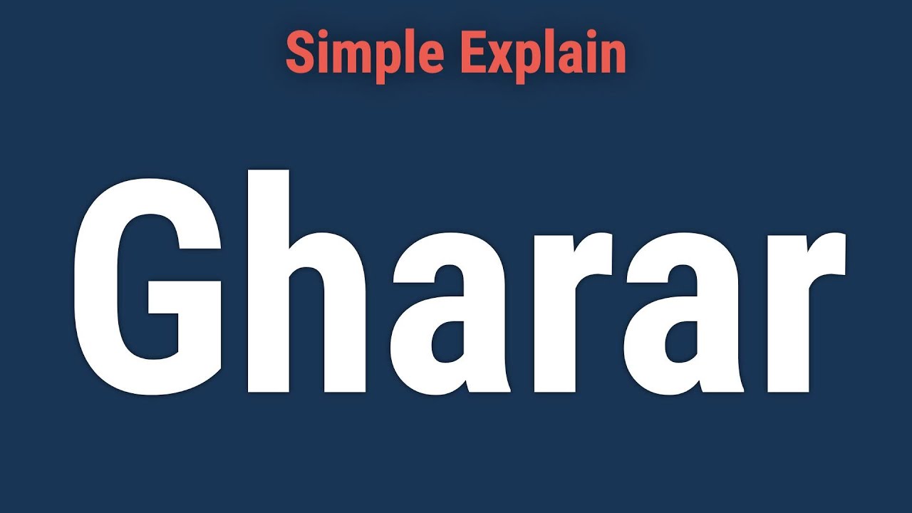 What is Gharar? - YouTube