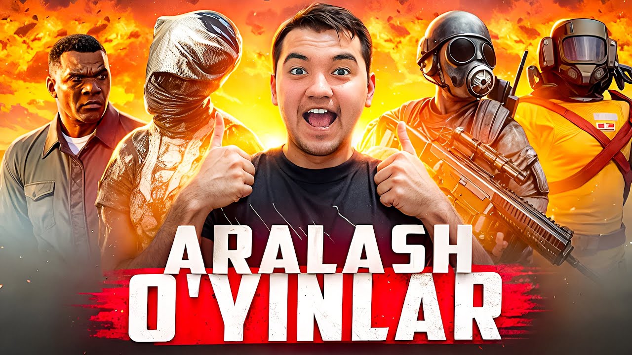 ARALASH O'YINLAR / STRIM - YouTube
