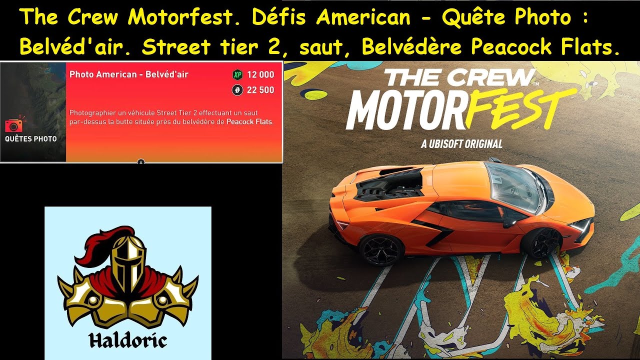 The Crew Motorfest. Défis American - Quête Photo Belvéd'air Street tier ...