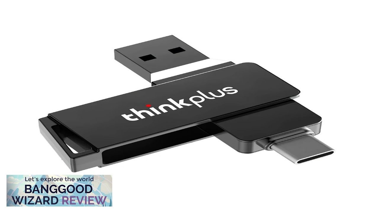 Lenovo Thinkplus MU251 USB3.0 Type-C Flash Drive 64GB 128GB 256GB Dual ...