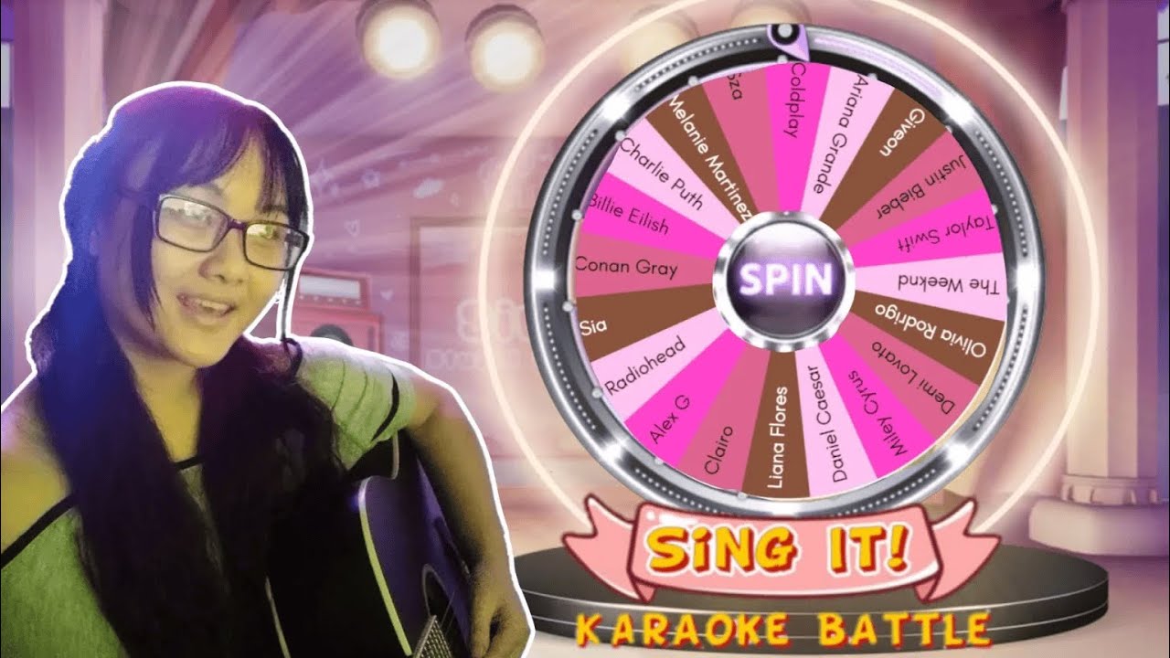 Singing on SING IT but a WHEEL DECIDES HOW I SING! - YouTube