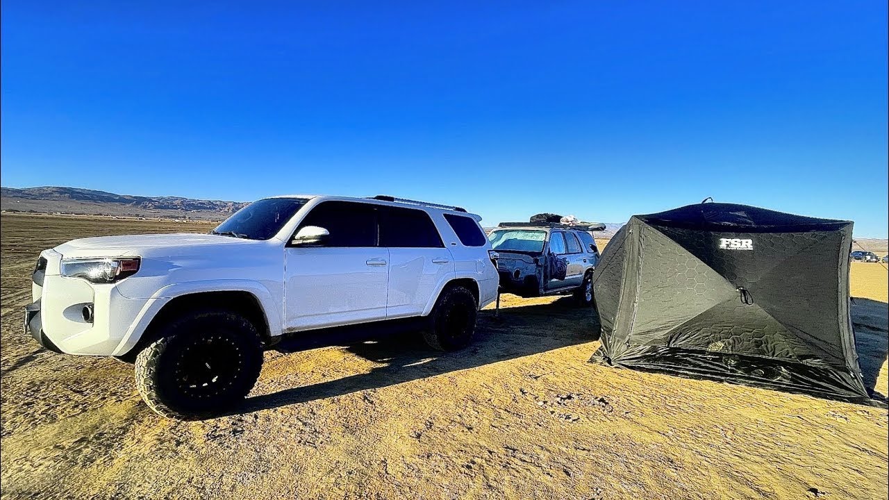 Joshua tree family weekend trip (5th gen 4runner towing 3rd gen 4runner ...