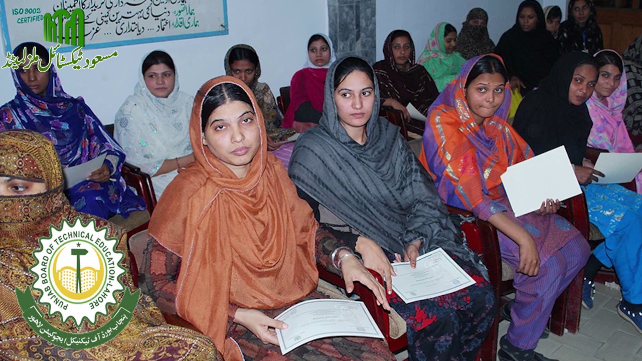 Masood Textile opening New 3 Month course for Womens - YouTube