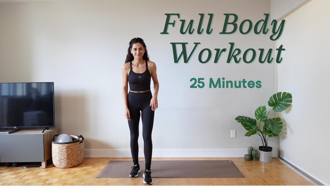 25-Minute Full-Body Workout | No Equipment Needed | Intermediate Level ...