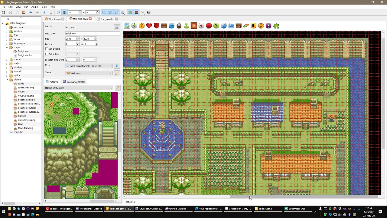 Soleil fangame with Solarus - part 9 - Building the first map - Soleil ...