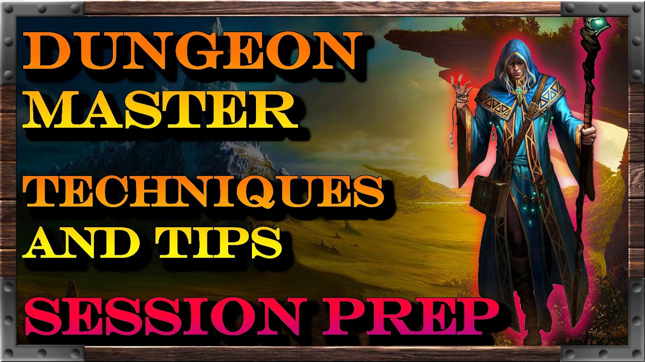 Dungeon Master Guide - Session Prep - YouTube