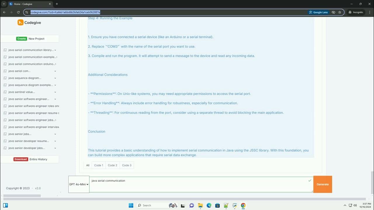 java serial communication - YouTube
