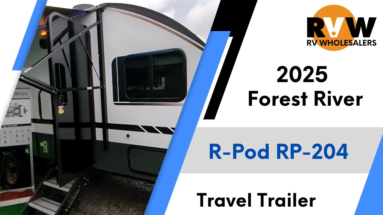 2025 R-Pod RP-204 Travel Trailer Flythrough - YouTube
