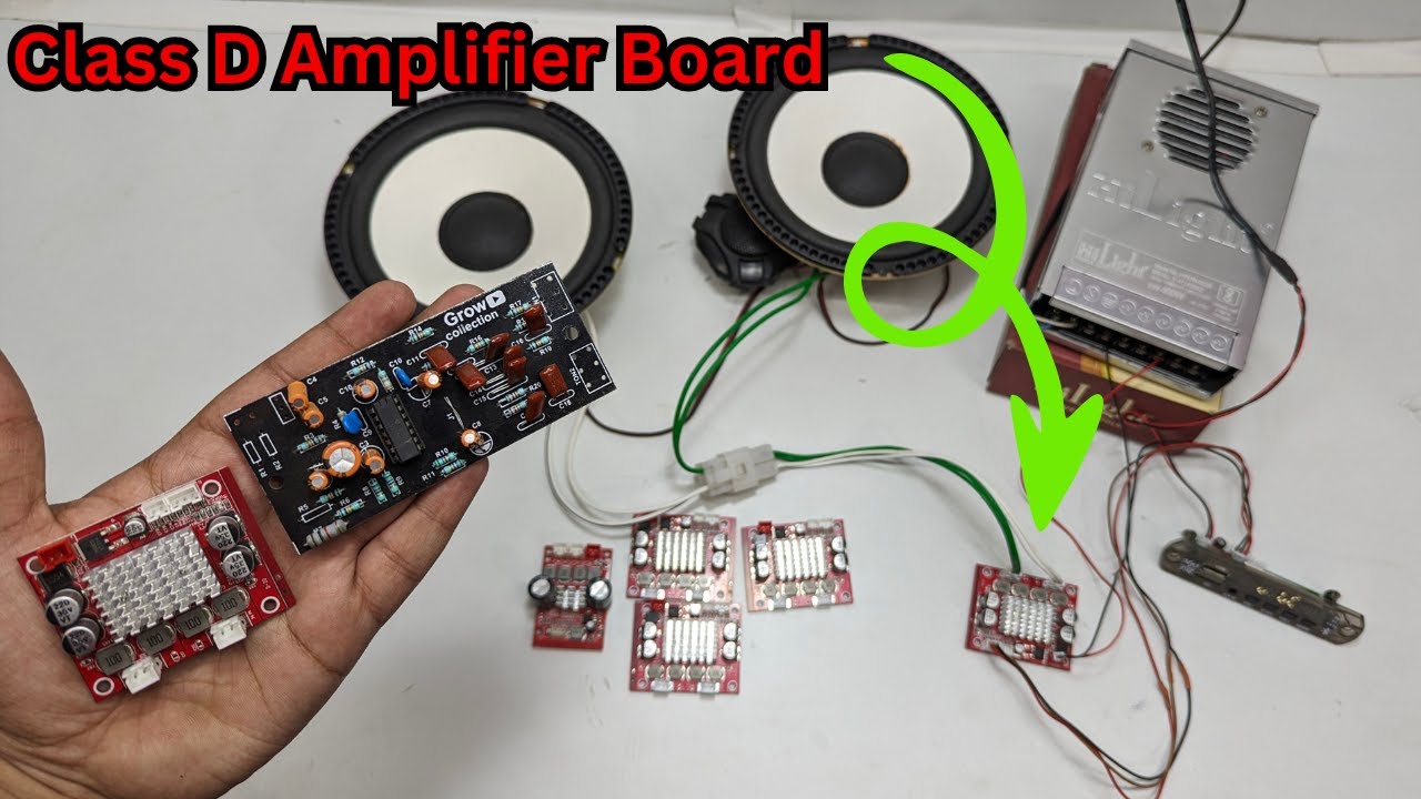 40 watt rms class d amplifier Board II Ss audio wave #speaker #classd # ...