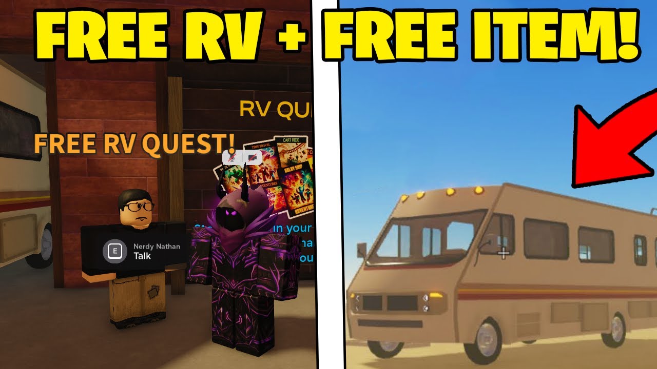 *NEW* THIS RV CAR GIVES A BONUS FREE ITEMS IN A DUSTY TRIP! (Roblox ...