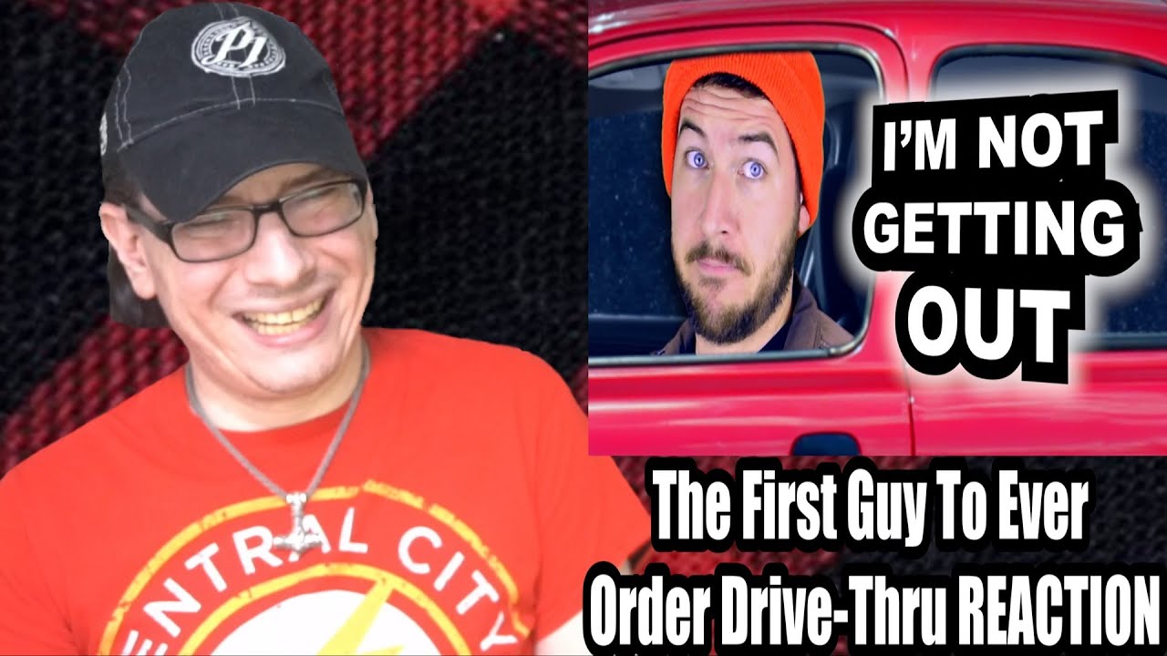 The First Guy To Ever Order Drive-Thru REACTION - YouTube