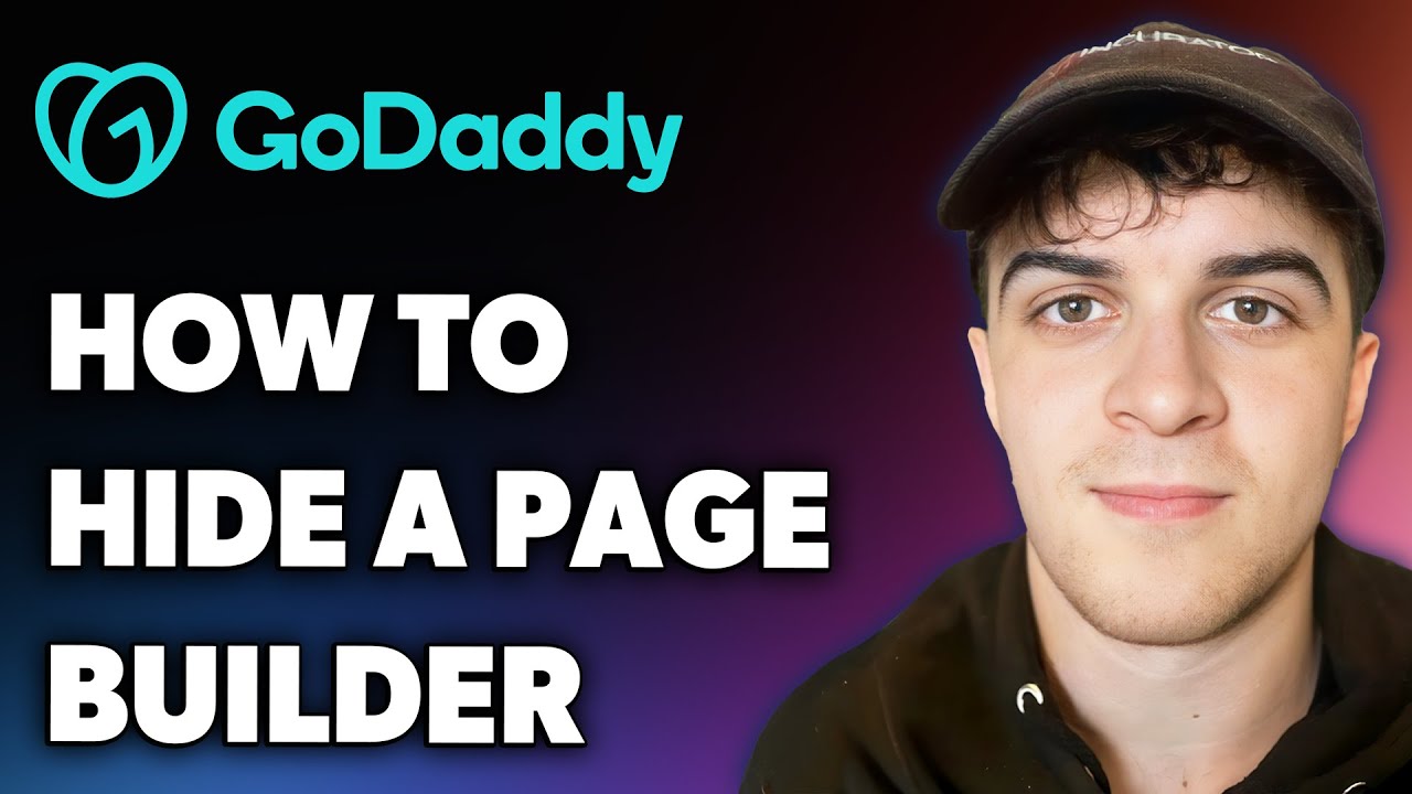 How to Hide a Page on Godaddy Website Builder (Full 2024 Guide) - YouTube