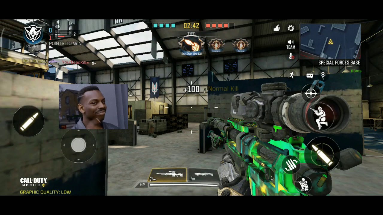 1 v 1 : SNIPER ONLY : LOCUS COSMOS IS AWESOME | Call of Duty Mobile ...