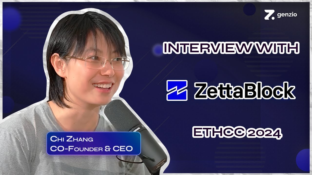 ZettaBlock’s AI Innovations: An Interview with Chi at ETHCC 2024 | Chi Zhang - ZettaBlock - YouTube