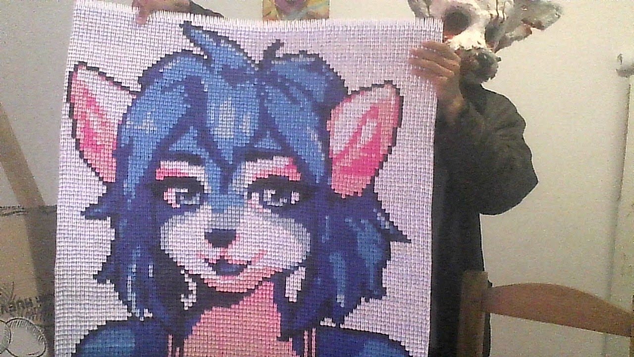 cuadro furry origami 3D - YouTube