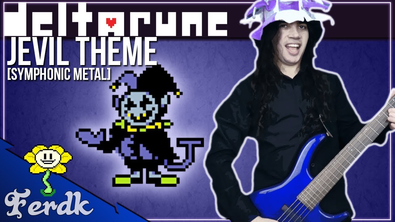 DELTARUNE - "THE WORLD REVOLVING (Jevil Theme)"【Symphonic Metal Guitar ...