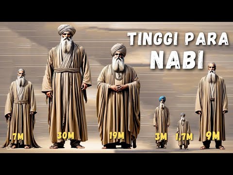 SETINGGI BUKIT TURSINIA ⁉️ Inilah Tinggi Badan Para Nabi Dari Nabi Adam ...