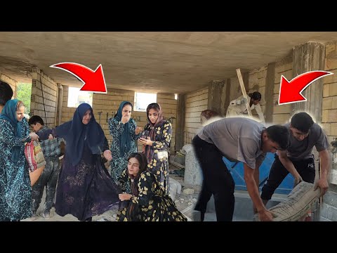Grandmother's sharp reaction to a truth; Rasoul's hard work in obtaining building materials