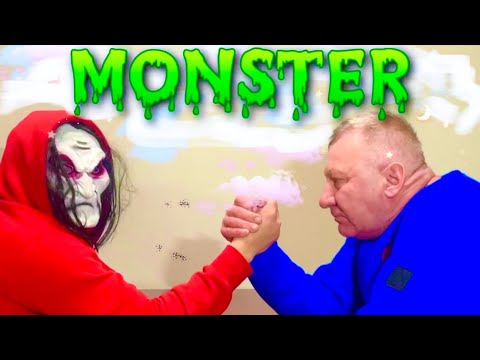 Monster VS Grandpa.Crazy.Funny and Sad videos#shorts tiktok