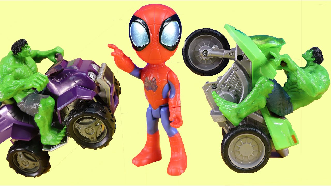Hulk & Teenage Mutant Ninja Turtles Rescue Spidey And Friends ...