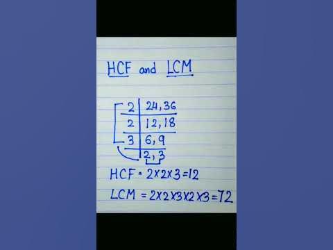 HCF&LCM# How to find LCM HCF#ल.स.&म.स. निकलना#Maths#Tricks#LCM#HCF# ...