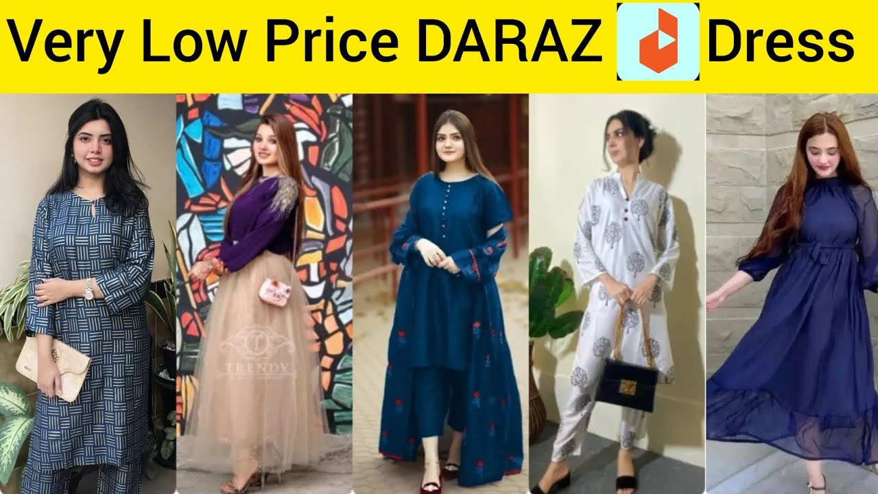 Affordable DARAZ Dresses 2024 | Shop Low-Cost Fashion with Free ...