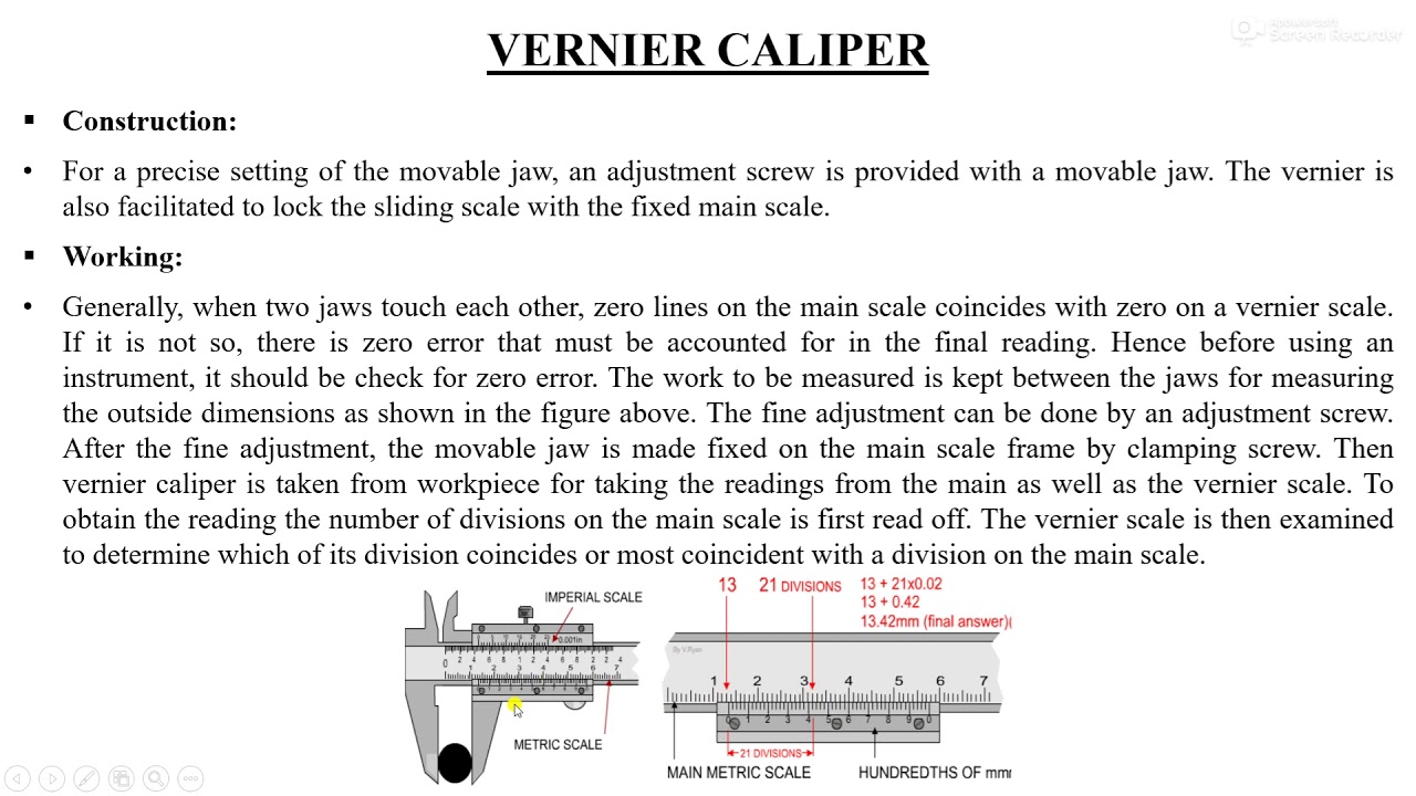 MMM: Session 7- Introduction to Metrology, Linear & Angular Measurement ...