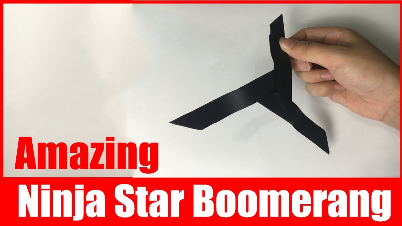 DIY Triple Blade Ninja Star Boomerang How To Make A Paper Boomerang diy-triple-blade-ninja-star-boomerang-how-to-make-a-paper-boomerang