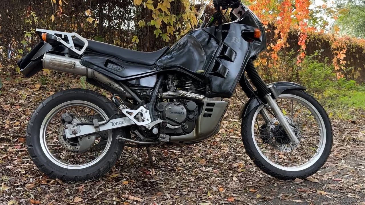 Kawasaki KLR 650 Tengai from 1991 - YouTube