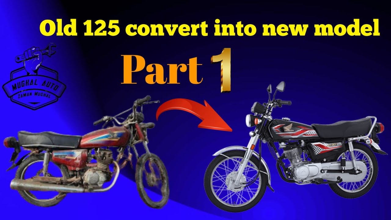 Honda CG 125 old model full restoration - YouTube