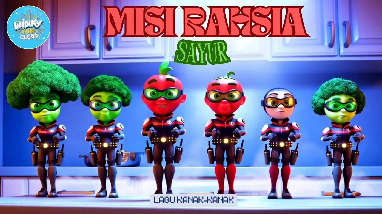 MISI RAHSIA SAYUR | LAGU KANAK-KANAK | KIDS SONG | WINKY FUN CLUBS ...